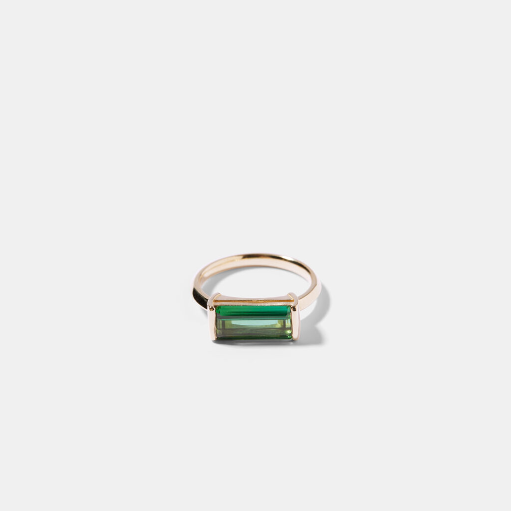 9ct Yellow Gold Tourmaline Ring | ATHENA Collection